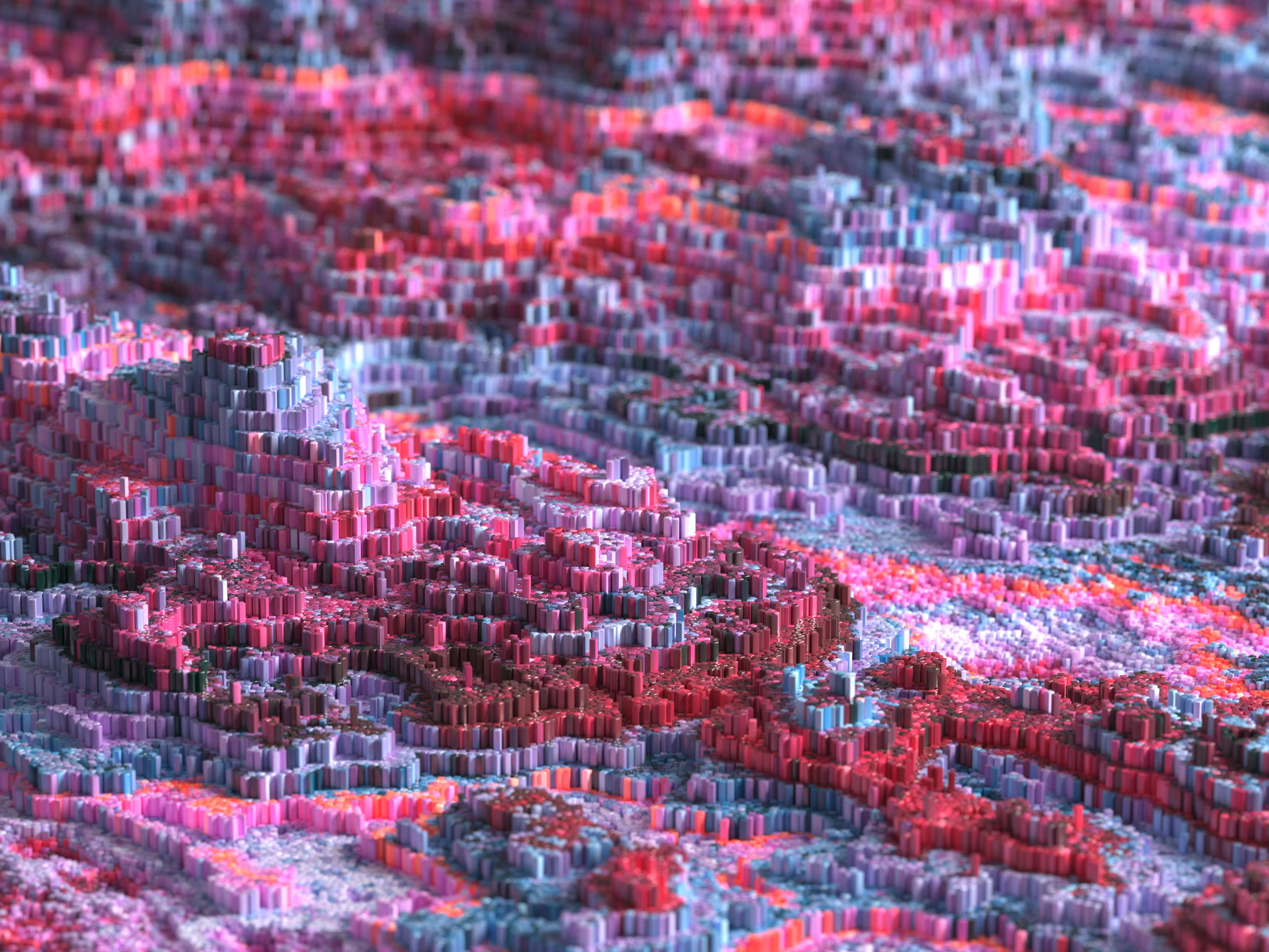 Houdini made Abstract Iceland_shimiandamowang-站酷ZCOOL