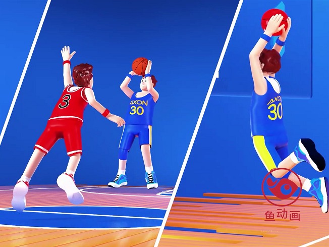 超能篮球趣味动画 三维动画3D动画展示_烁鱼文化-站酷ZCOOL