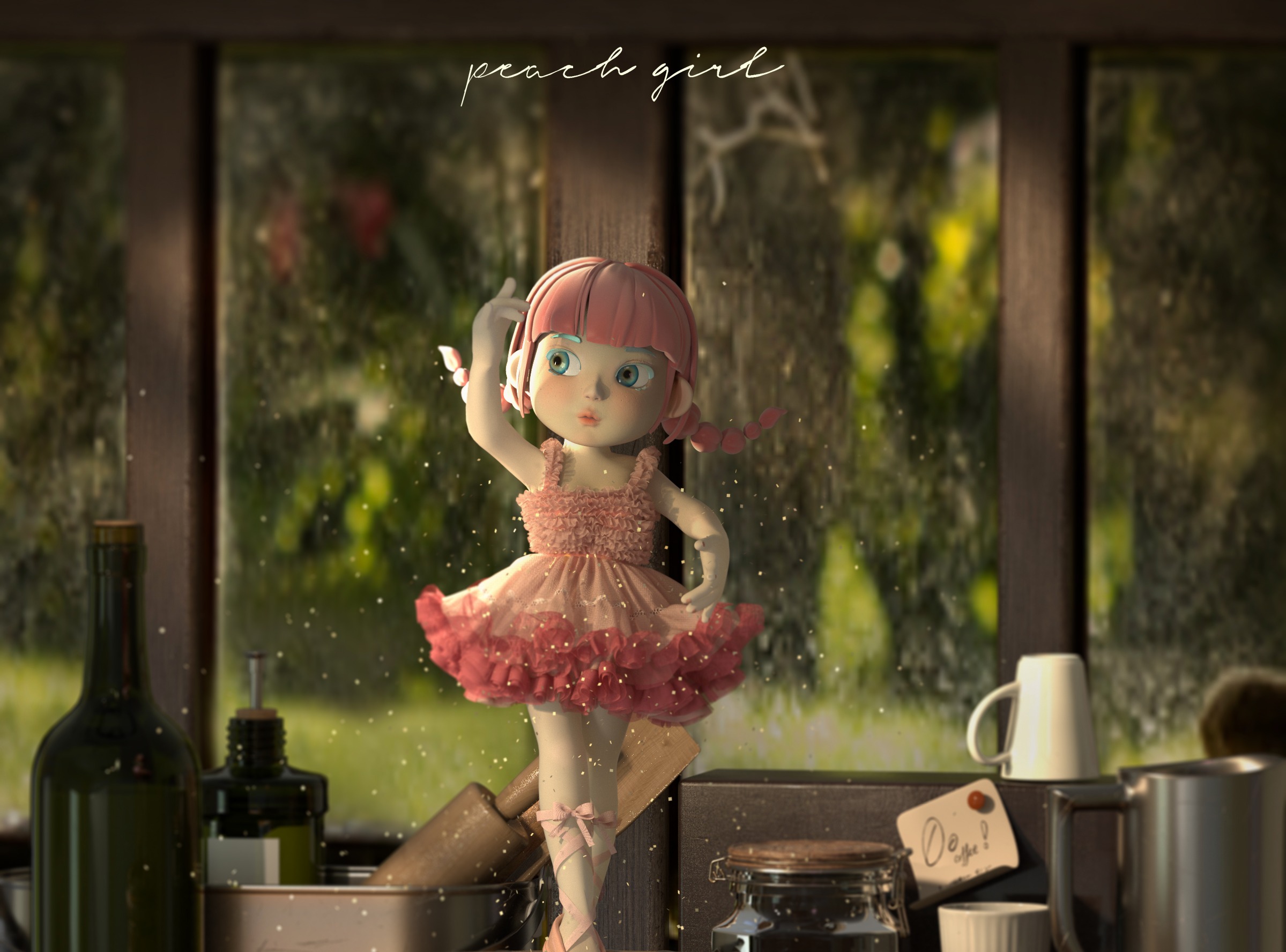 peach girl_肥羊一只-站酷ZCOOL