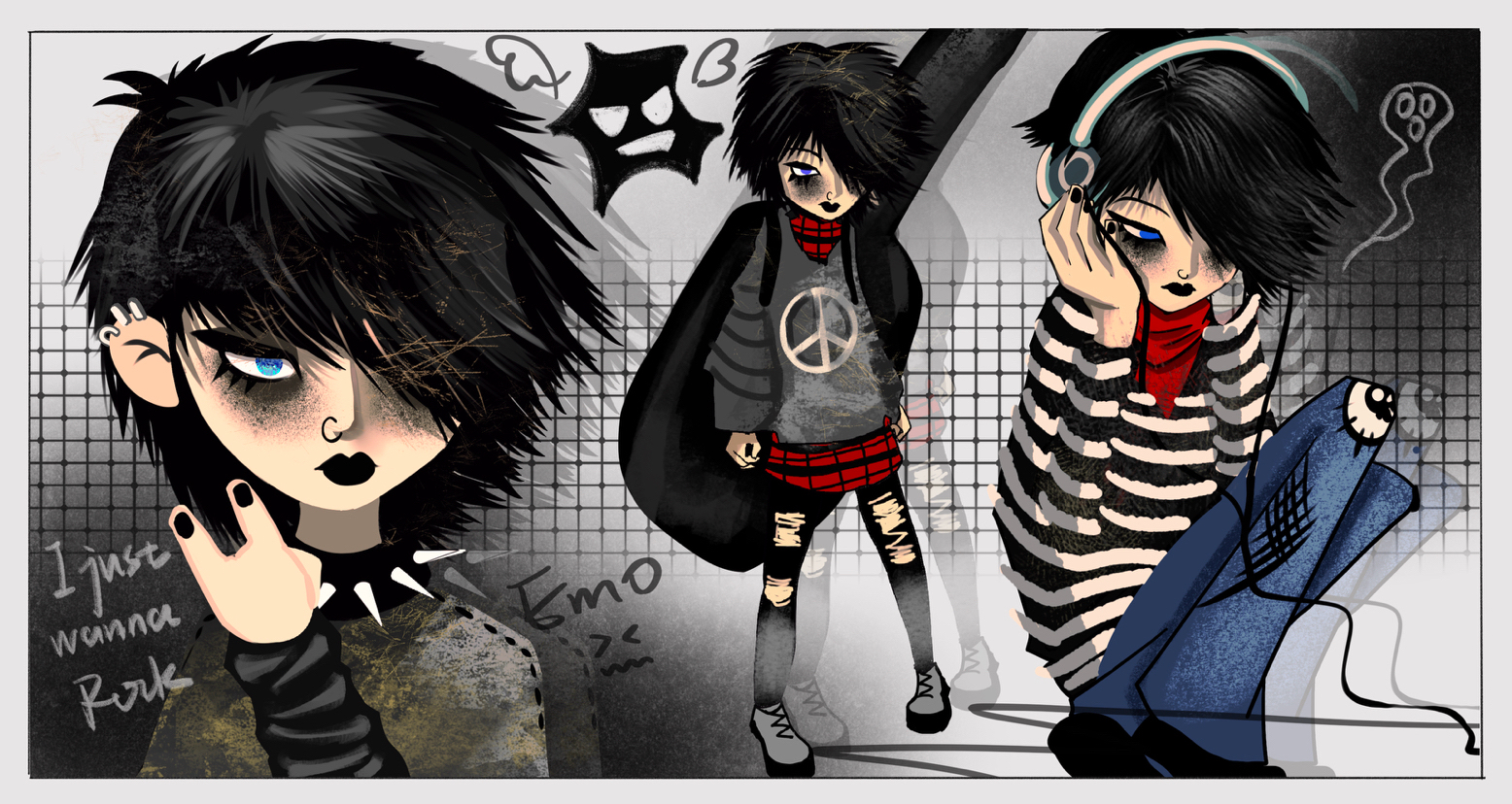 Oc emo宝宝_二楼后座2002_-站酷ZCOOL