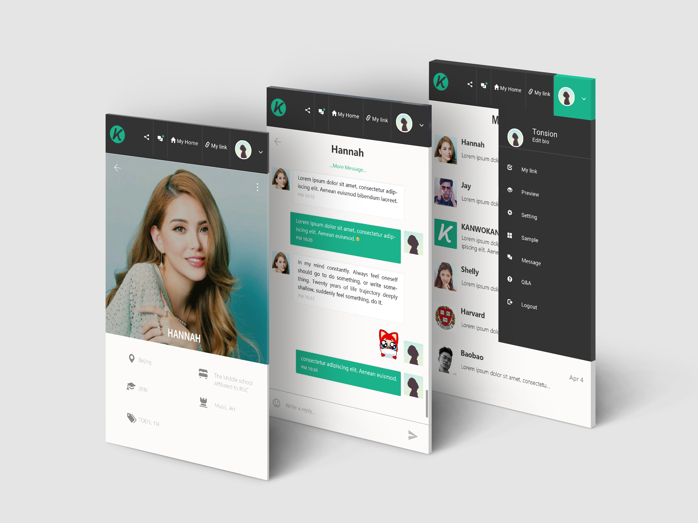 app，h5 ui 设计_唐诗同学-站酷ZCOOL