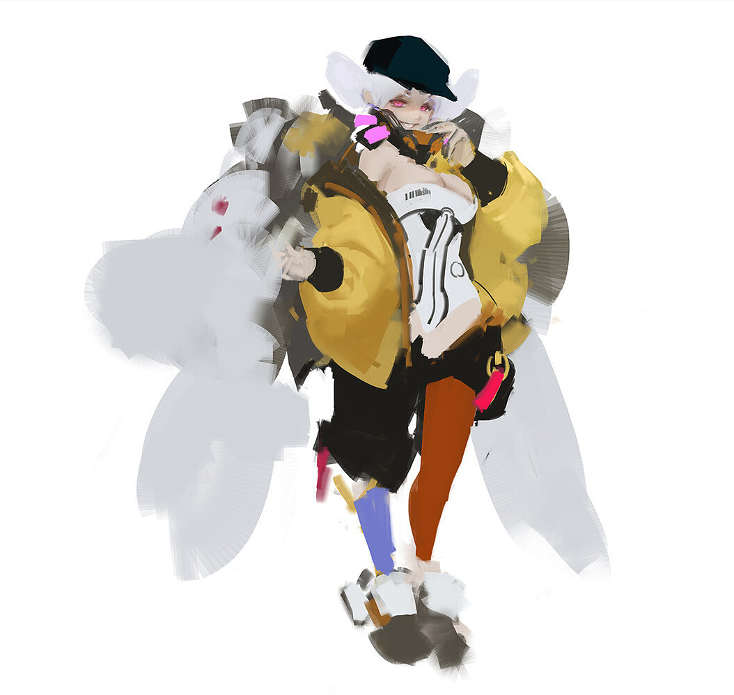 【拾艺绘画】角色主讲-Weber《机械少女》_拾艺绘画-站酷ZCOOL