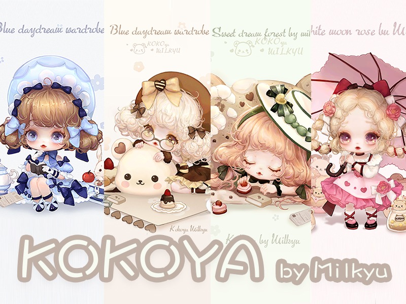 KOKOYA 设计图和插画_小白酱milkyu-站酷ZCOOL