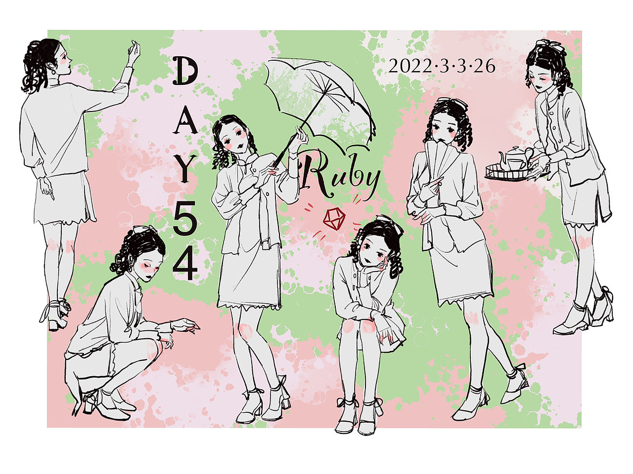 #速写60天挑战赛# Day55_冰糖露比LRuby-站酷ZCOOL