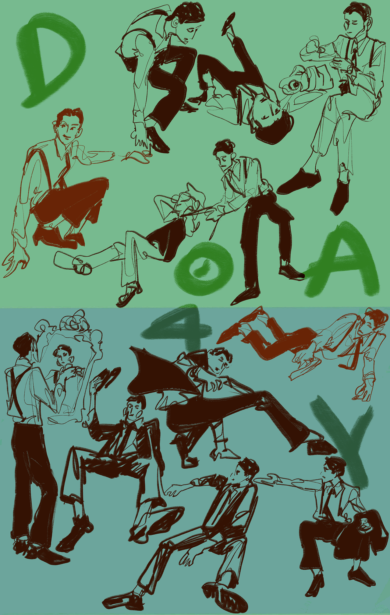 Day4 速写挑战15期_山林木之鸡-站酷ZCOOL