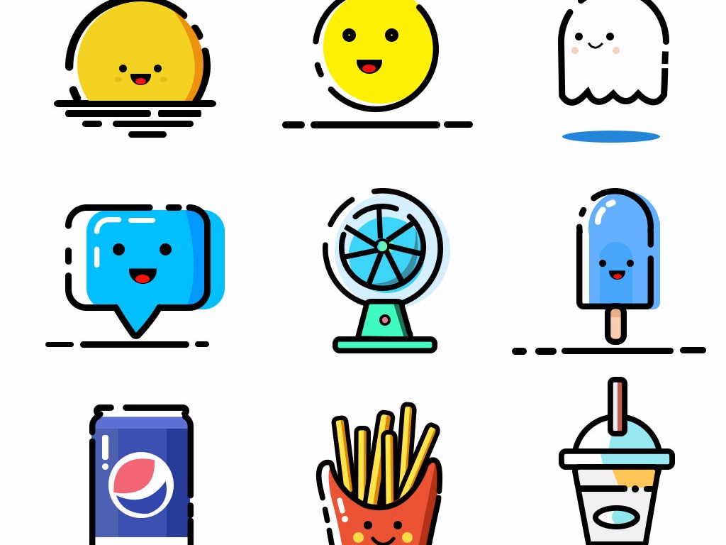 MBE风格图标_胡梦娇-站酷ZCOOL