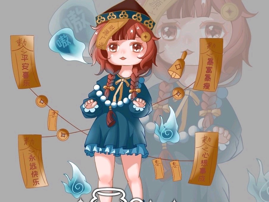 QQ人小僵尸_人间大宝-站酷ZCOOL