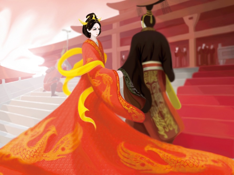 白狐烬天·妲己入宫_dsr翡冷翠之夜-站酷ZCOOL