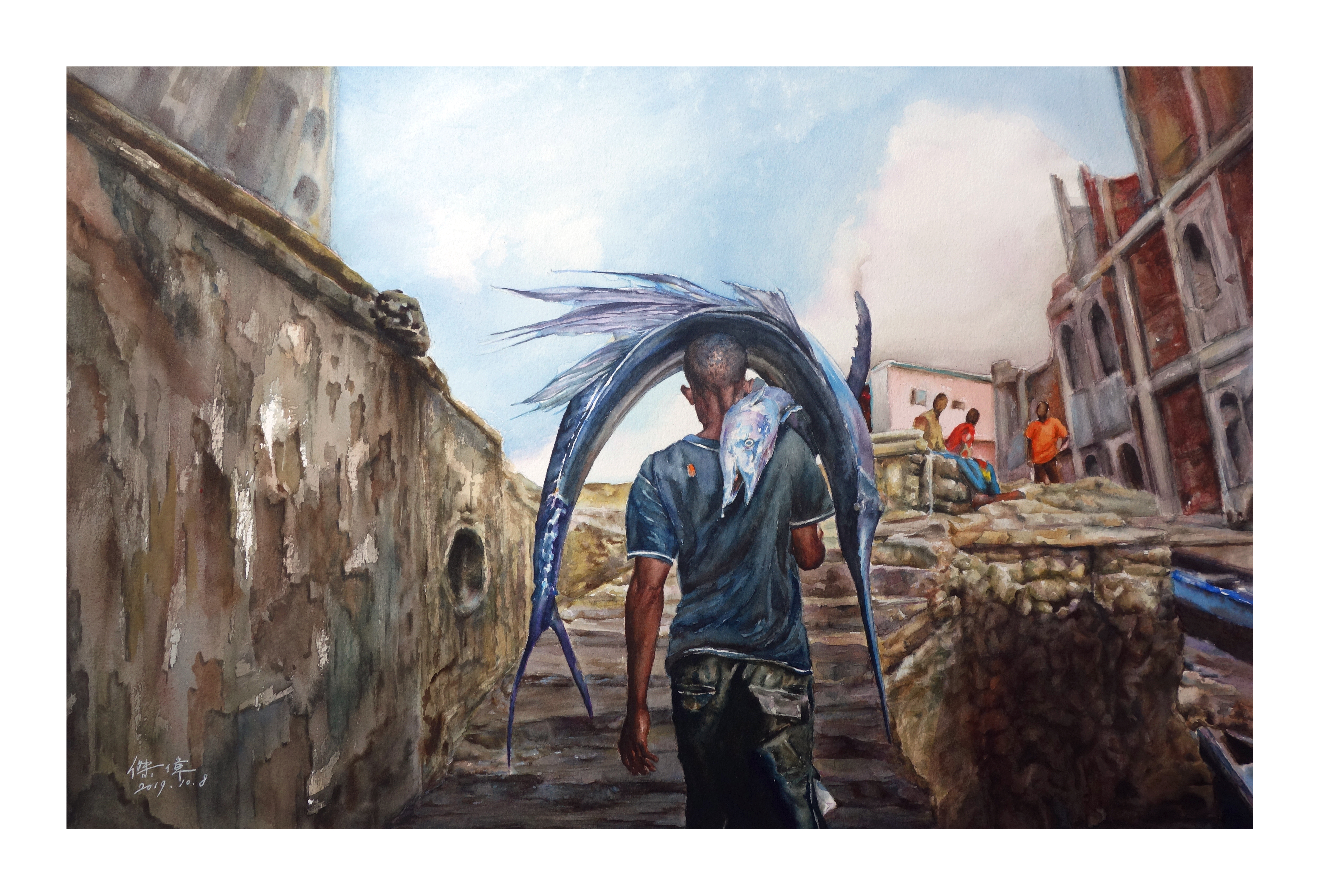 《旗鱼》_阿伟584488-站酷ZCOOL