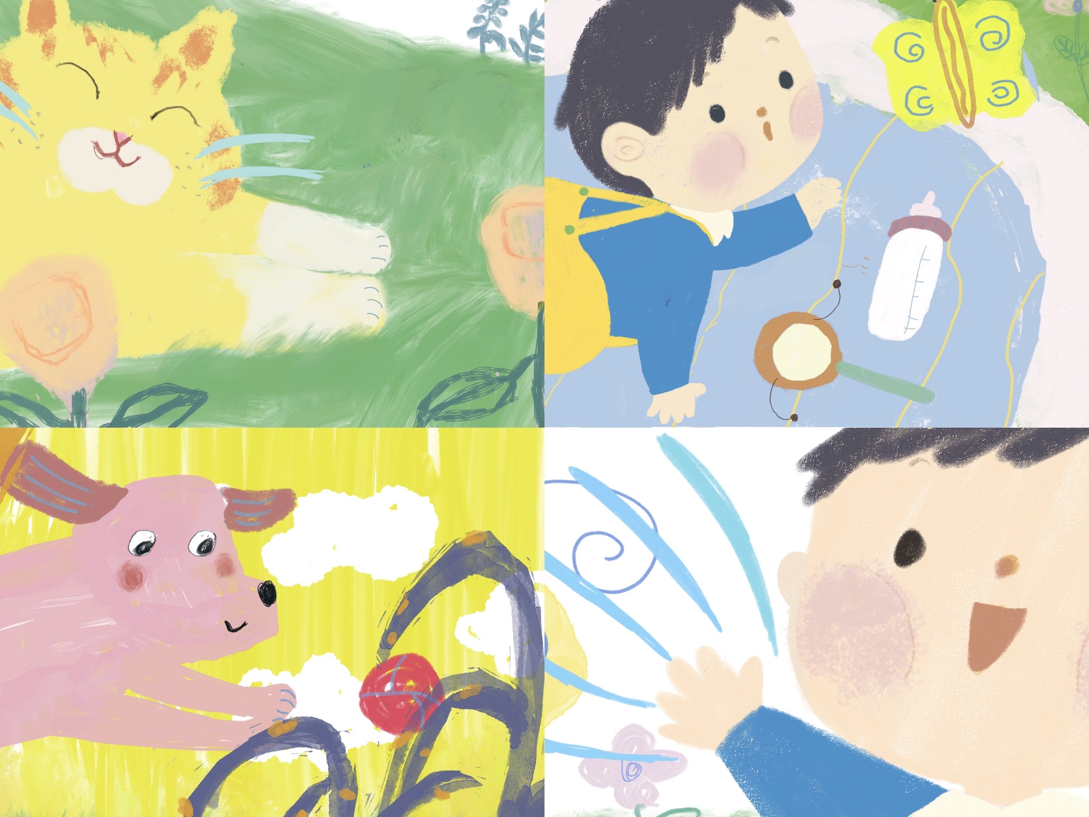 儿童绘本内页分享_羊_Yana-站酷ZCOOL