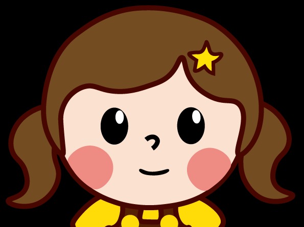 小女孩形象（可用微信表情制作）_daweiob-站酷ZCOOL