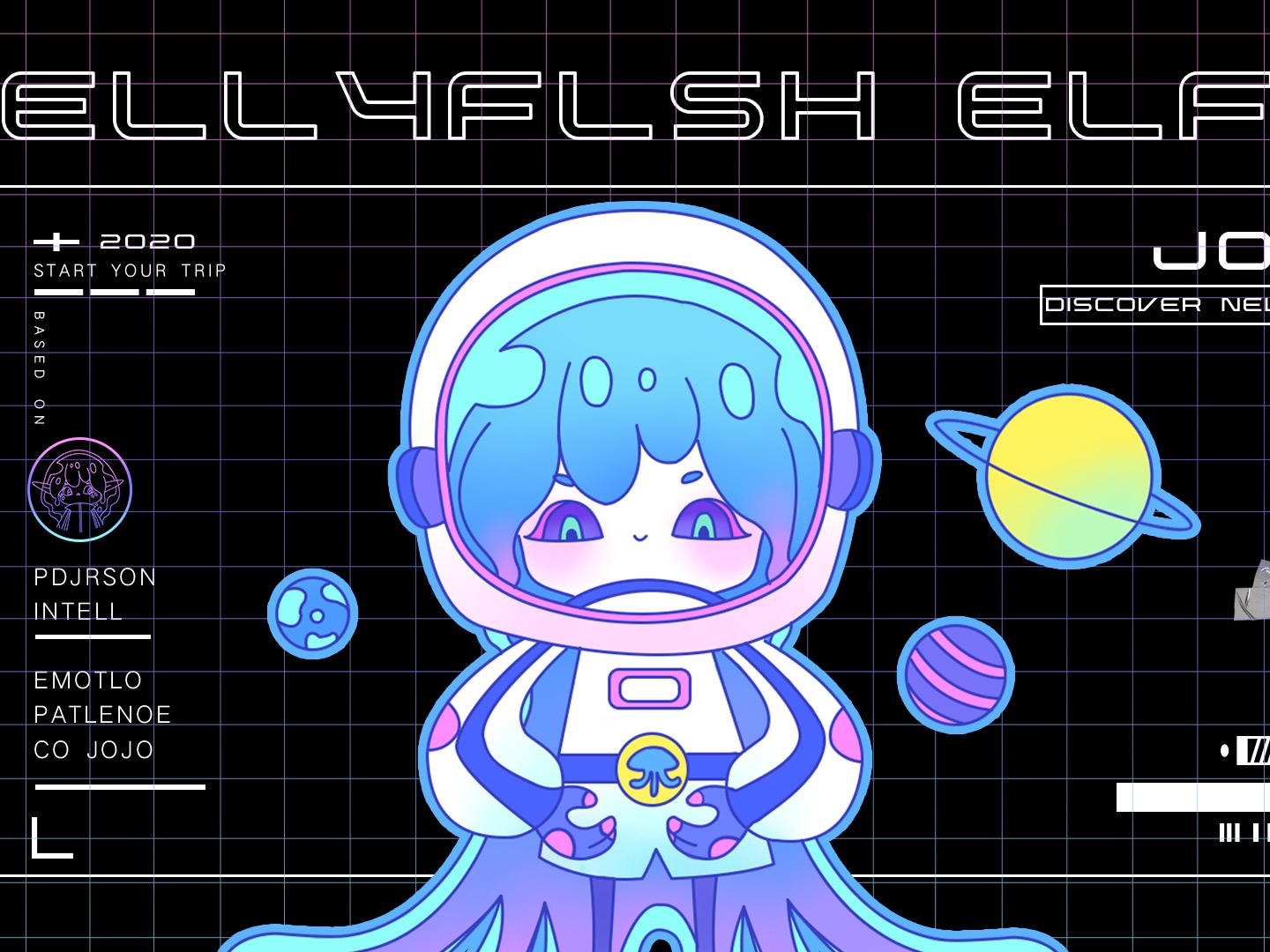 水母JOJO/IP形象设计_笑笑笑笑笑e-站酷ZCOOL