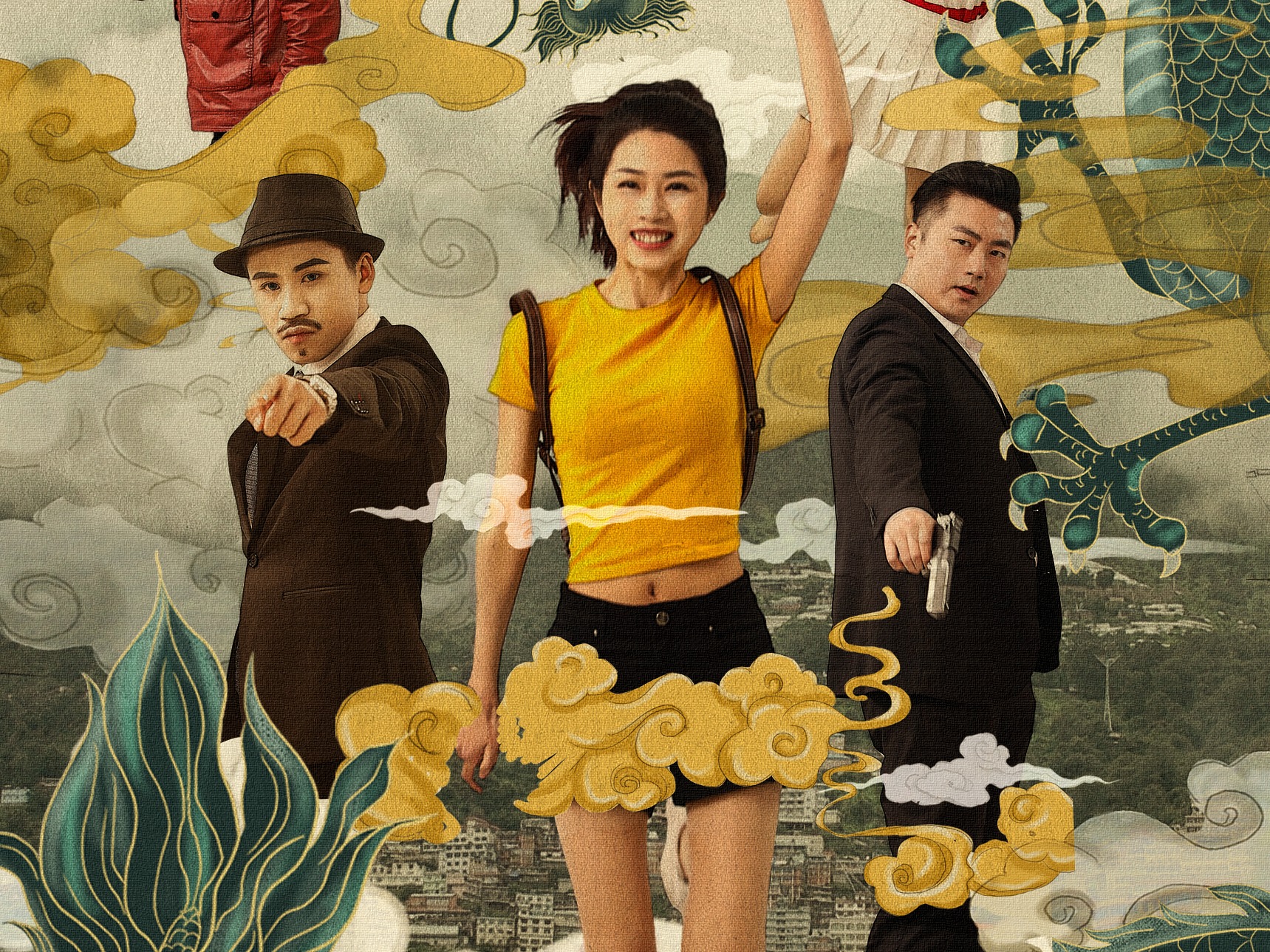 电影《乘龙飞天图》海报_东威Davey-站酷ZCOOL