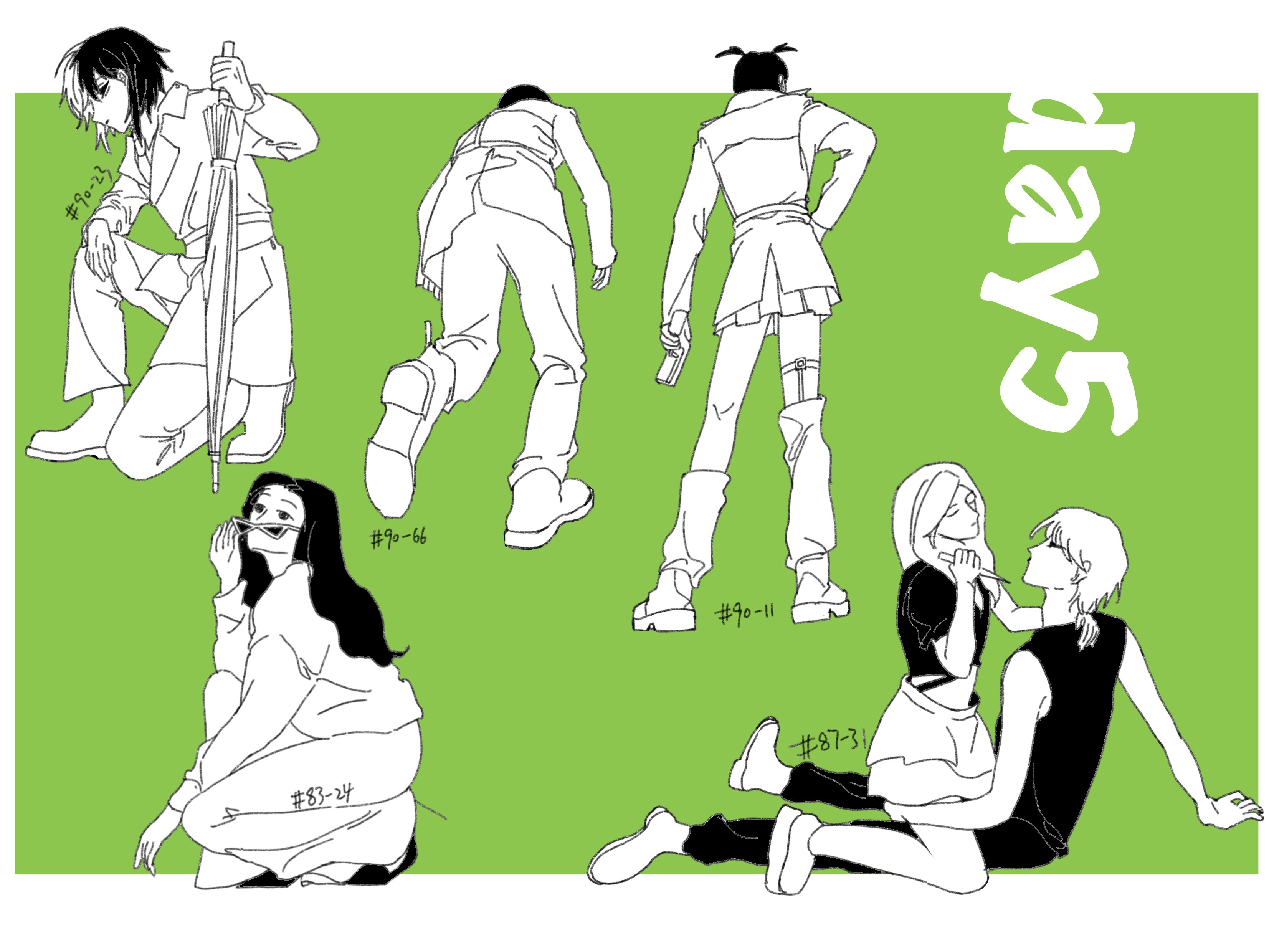 #速写60天挑战赛# Day 5 @速写班长 _金魚公墓-站酷ZCOOL