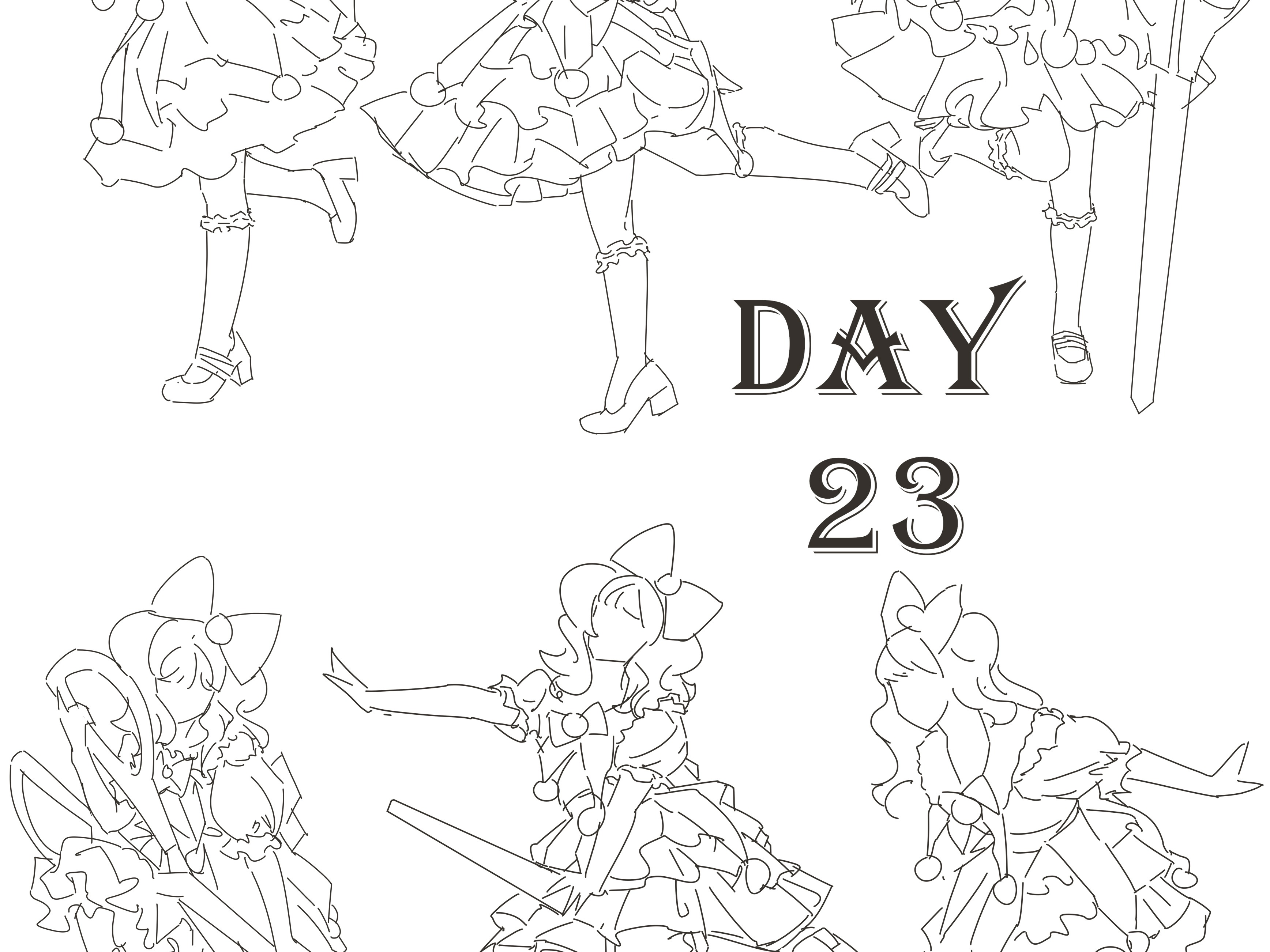 #速写60天挑战赛# day 23 @速写班长_千鹤莉莉卡-站酷ZCOOL