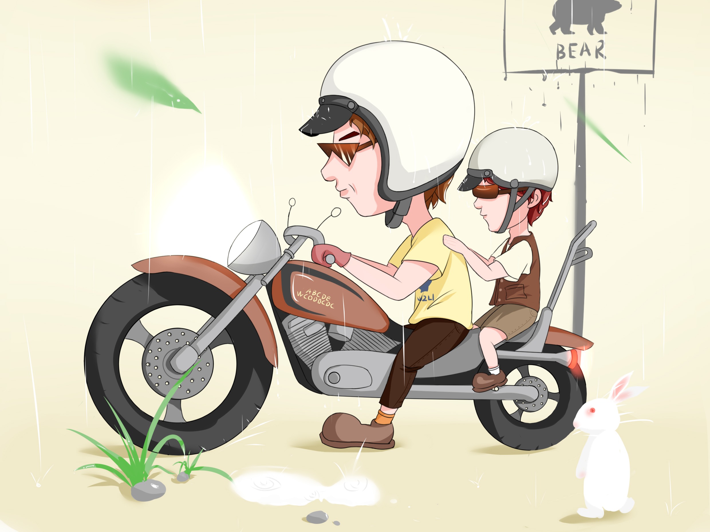 卡通插画练习_Flynn琳-站酷ZCOOL