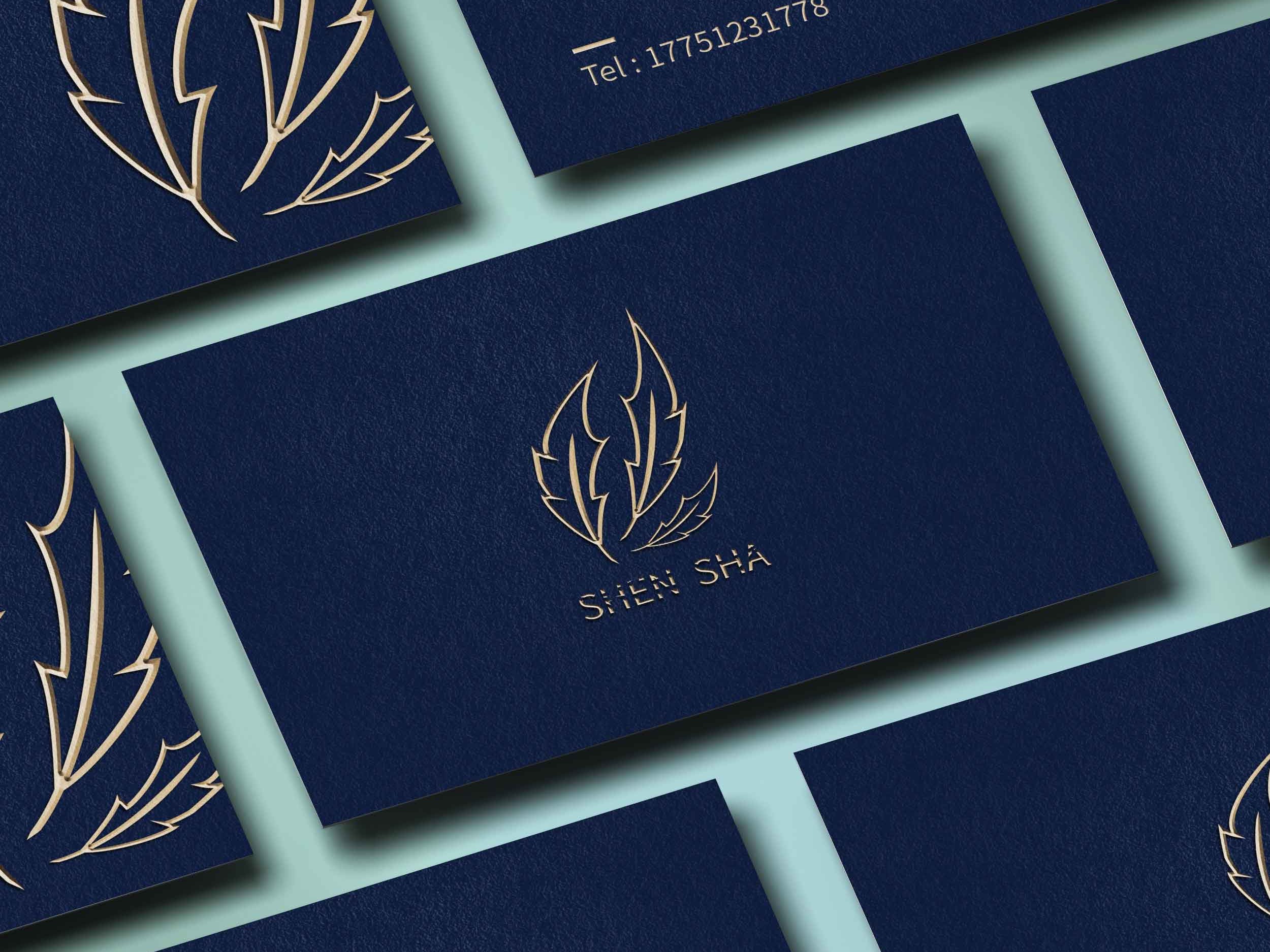 SHENSHA-品牌LOGO提案_一间院子i-站酷ZCOOL