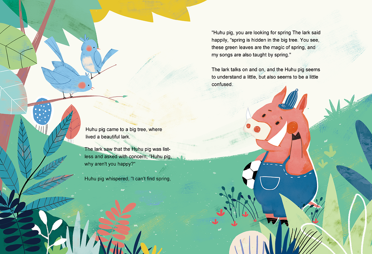 《Where did spring go》_大肥象工作室-站酷ZCOOL