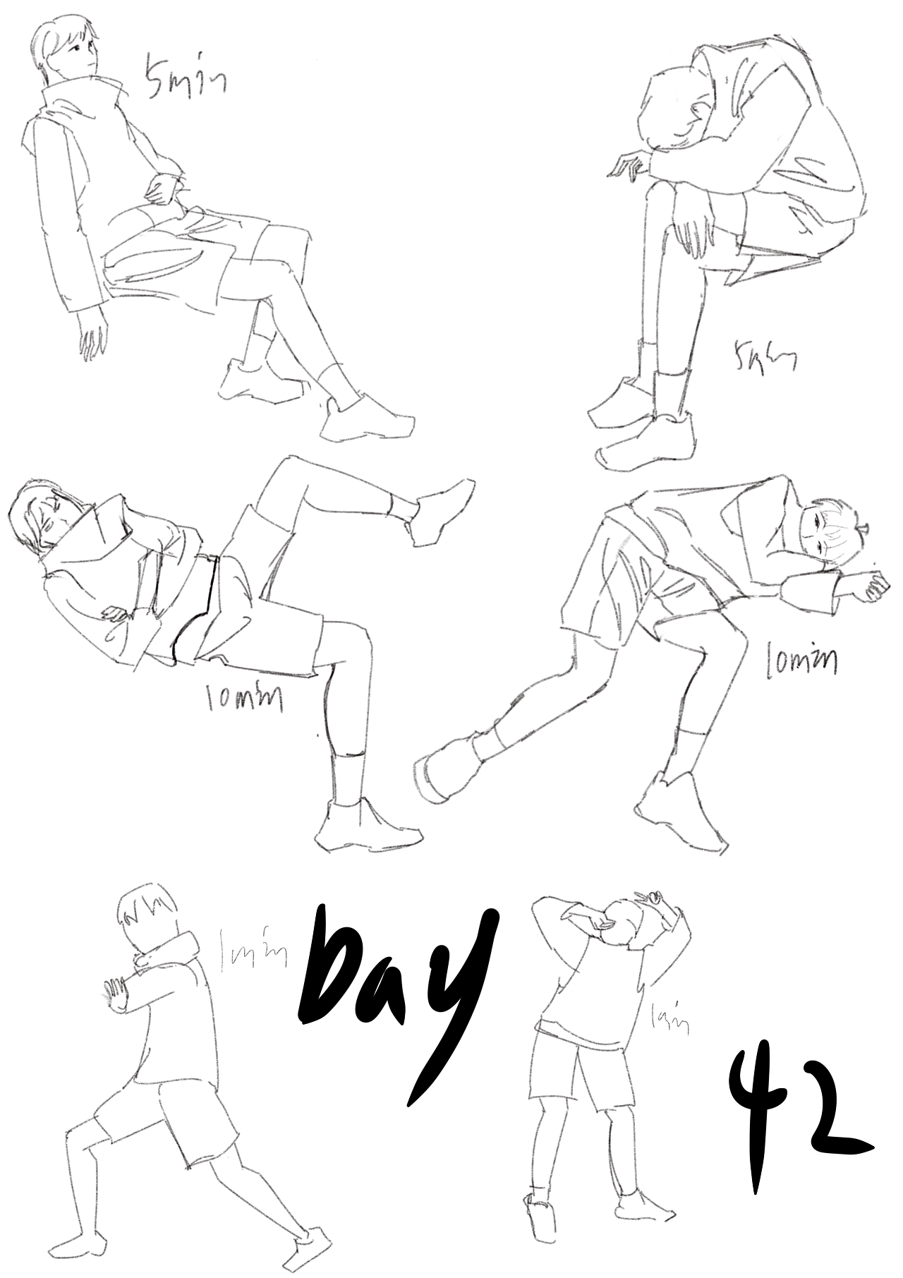 #速写60天挑战赛# day42@速写班长_帝懿歆-站酷ZCOOL