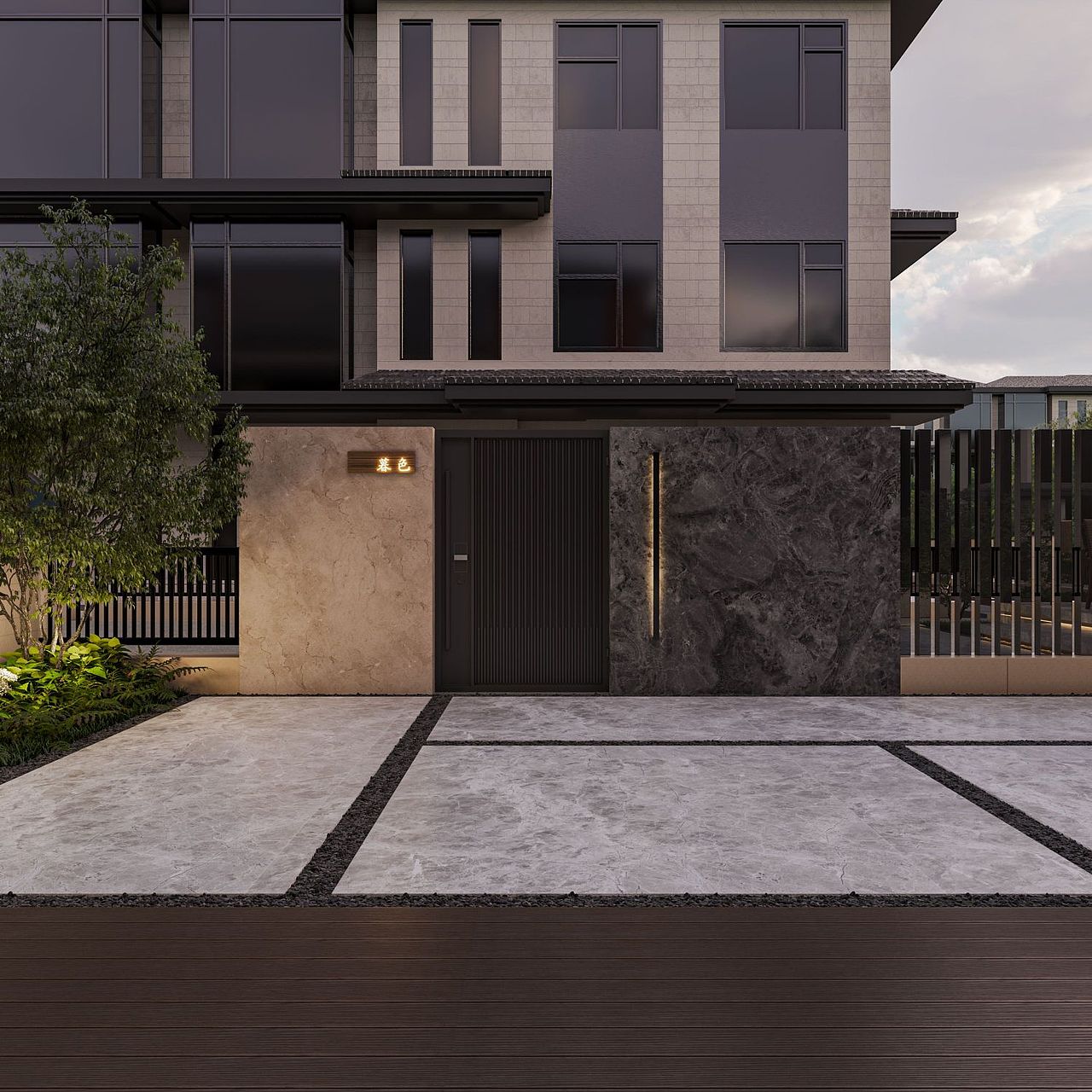 庭院渲染cr9.0_Lonely_Walker-站酷ZCOOL