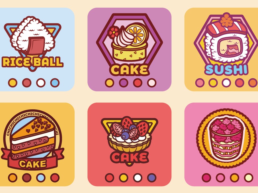 甜品插画_吴大喵_731-站酷ZCOOL