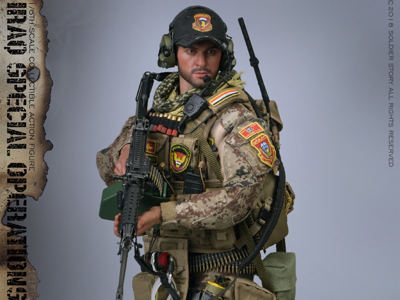 SoldierStory 新品:1/6 伊拉克特种部队ISOFM249机鎗手_SoldierStory-站酷ZCOOL