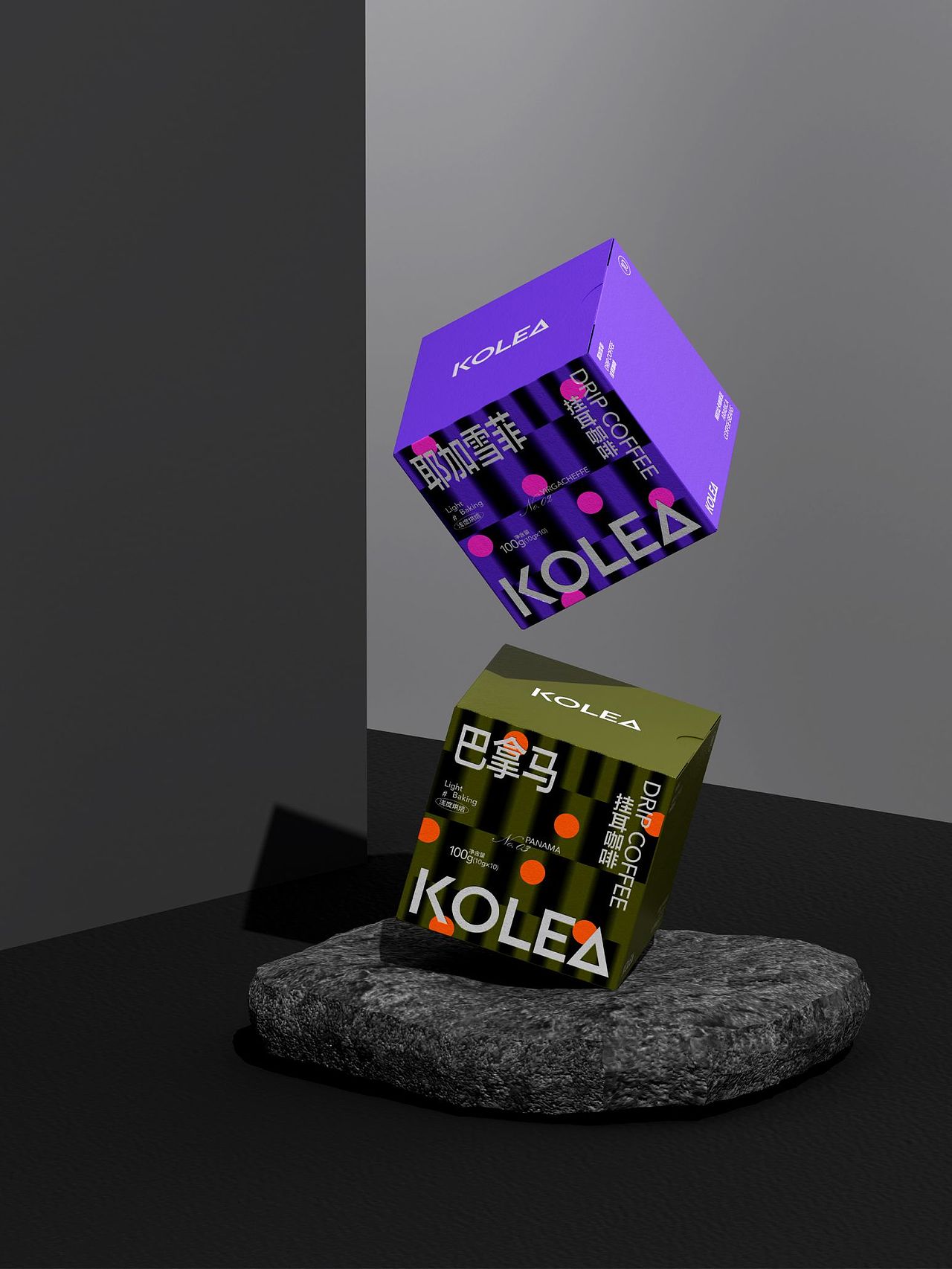 包装设计｜挂耳咖啡包装｜KOLEA_爆炸榴莲皮-站酷ZCOOL