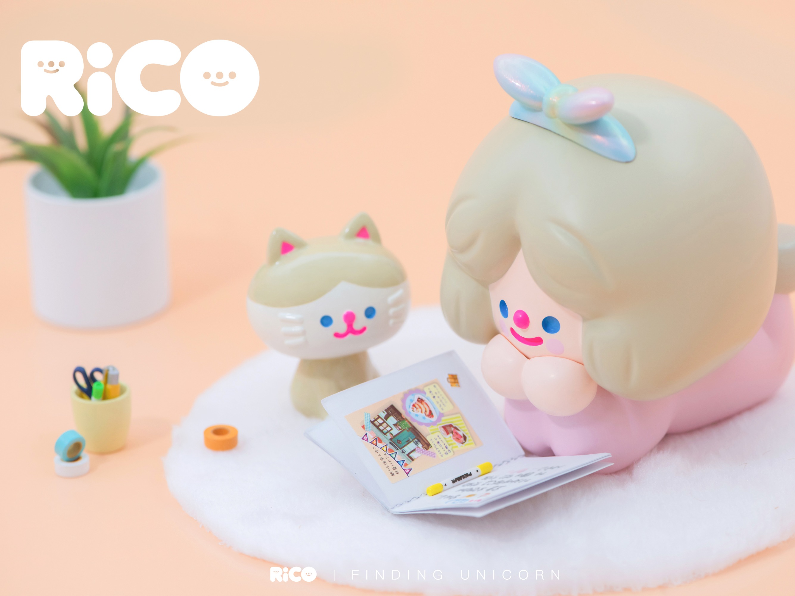 猫王×RiCO 联名少女耳机_寻找独角兽-站酷ZCOOL