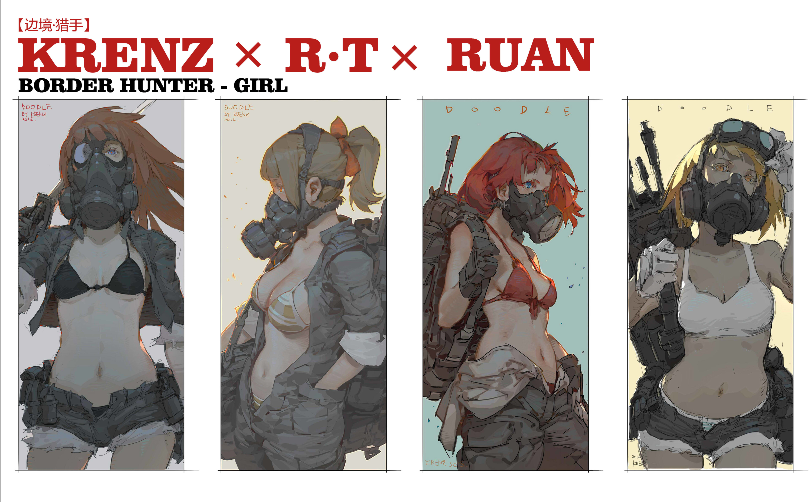 顽途工作室联名Krenz&RUAN[边境猎手]系列手办雕像模型_野机社-站酷ZCOOL