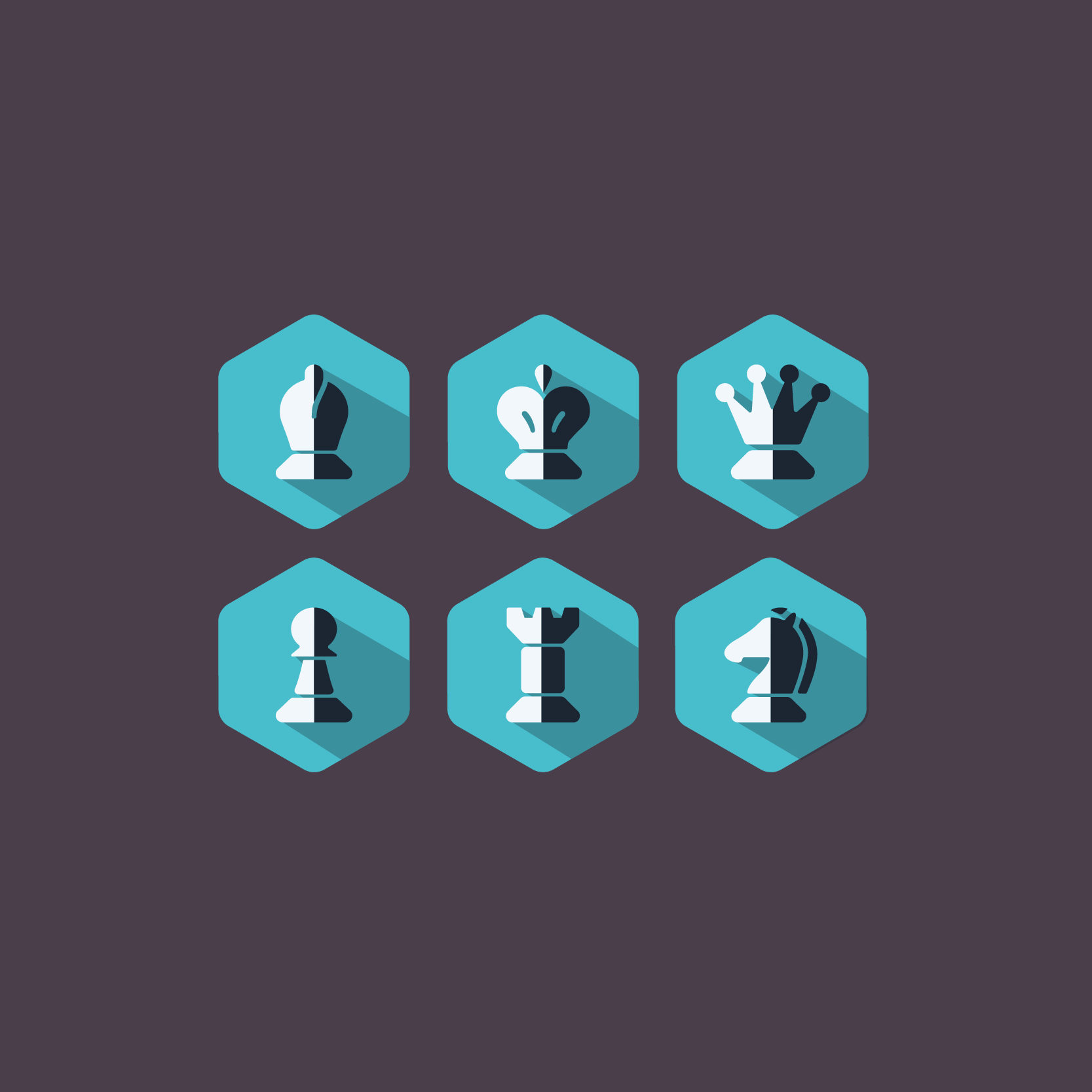 国际象棋icon_袁乐乐-站酷ZCOOL