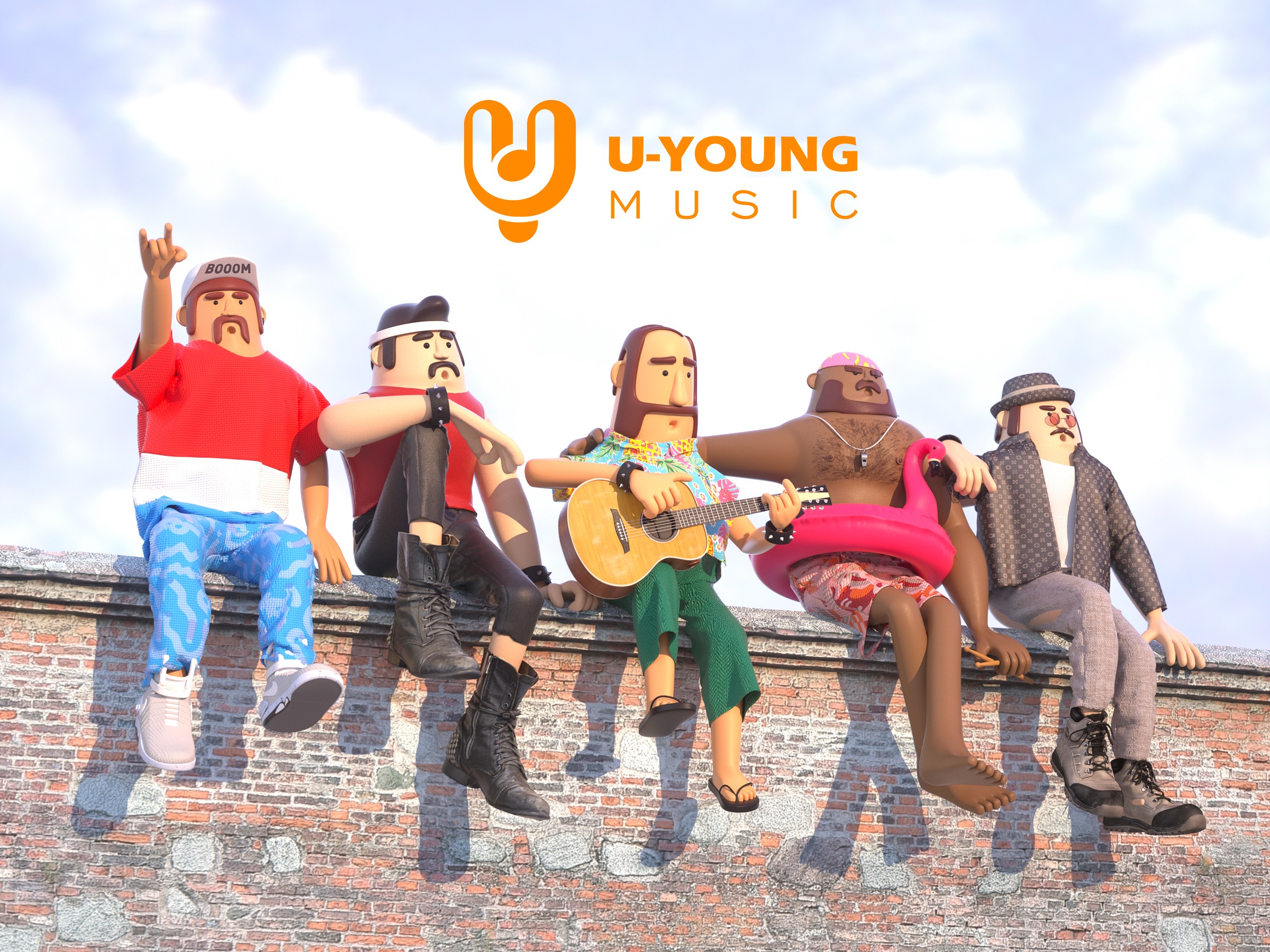 U-YOUNG MUSIC品牌+IP设计_BOOOM本末-站酷ZCOOL