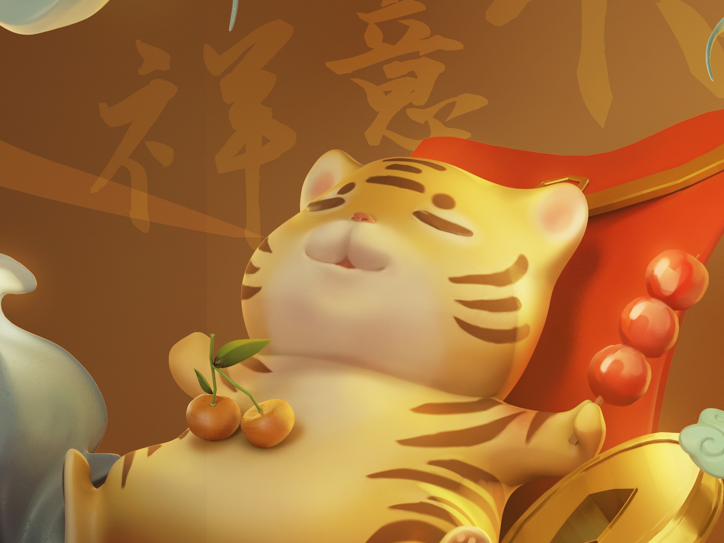 虎年小贺图_BUQIQIQI-站酷ZCOOL