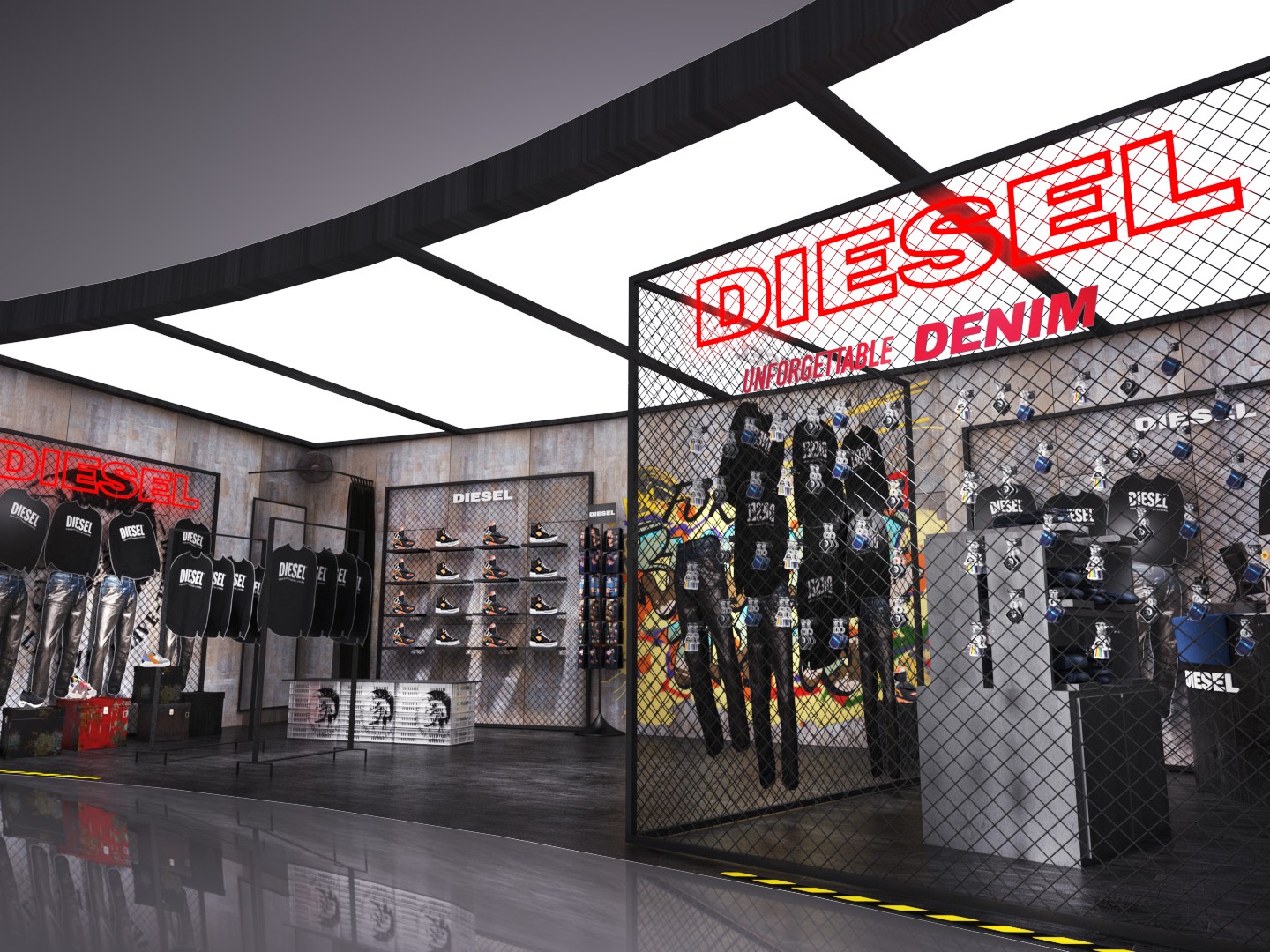 DIESEL线下店铺_红鳄鱼鱼-站酷ZCOOL