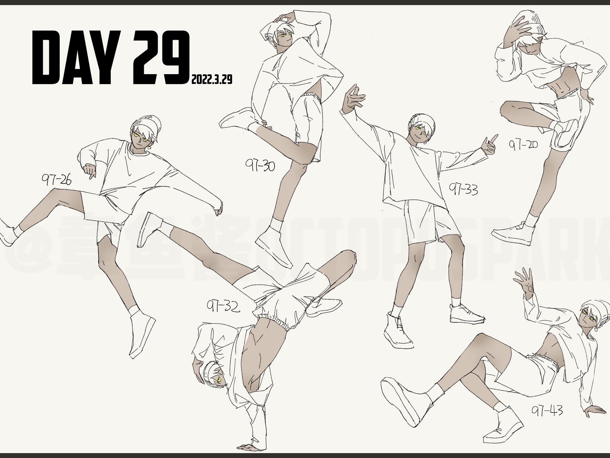 #速写60天挑战赛#Day29@速写班长_章鱼酱油-站酷ZCOOL