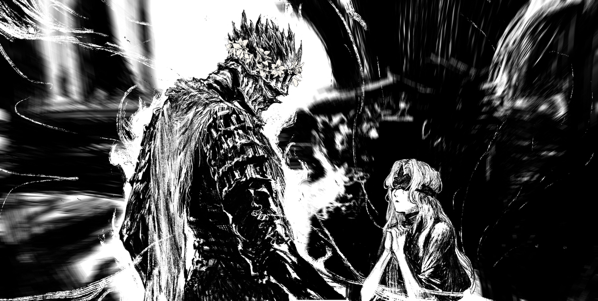 魂 薪王化身和防火女_alice_mage-站酷ZCOOL