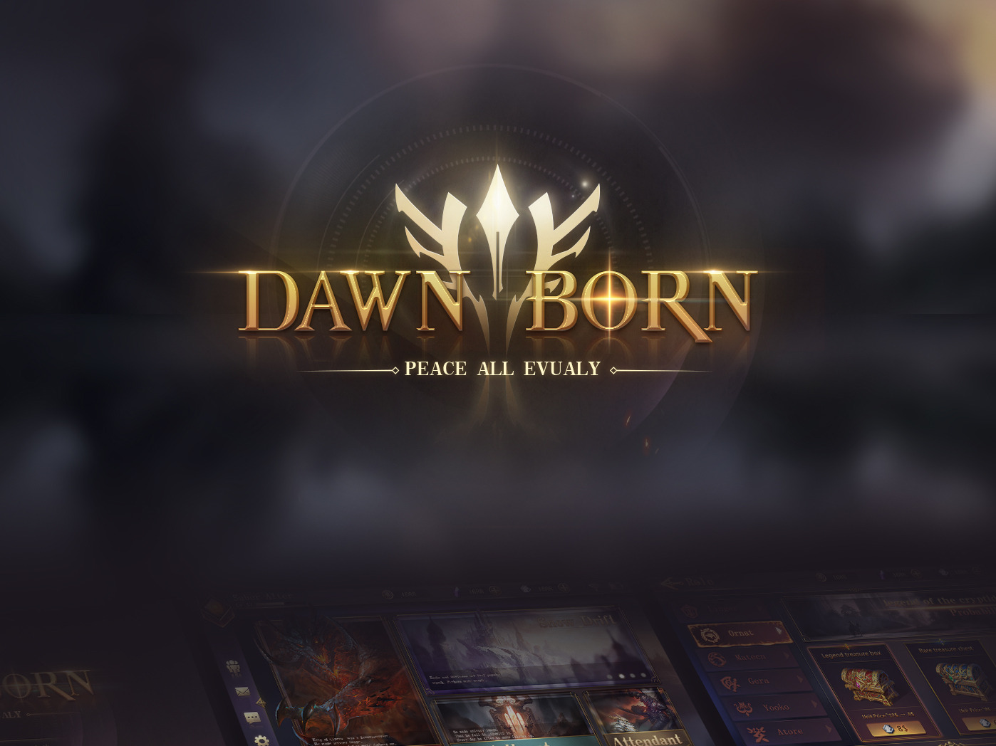 游戏UI欧美风界面_橙子一锅焖-站酷ZCOOL