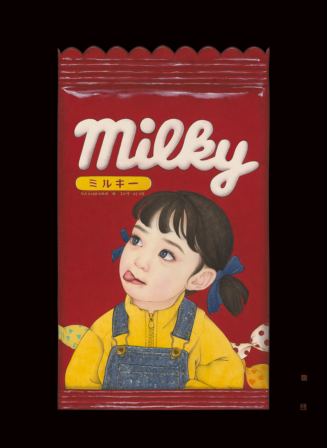 旺仔和peko酱_那小先art-站酷ZCOOL