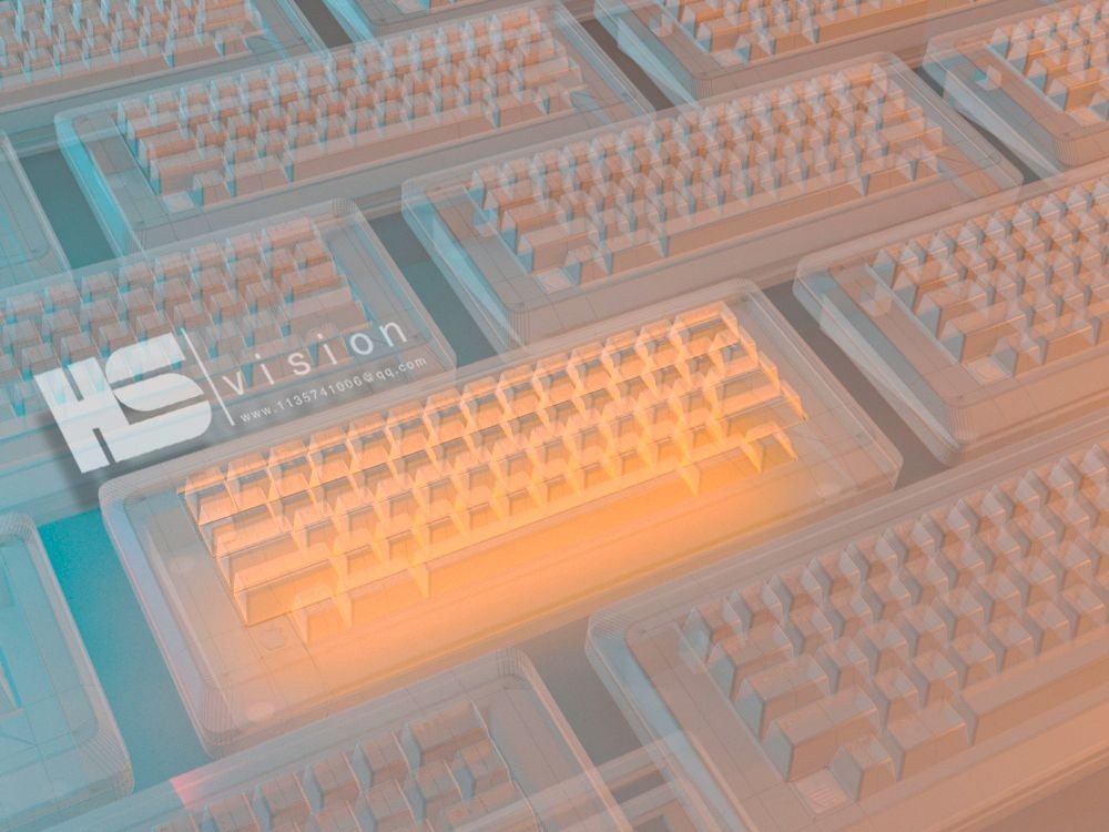 产品建模渲染:Macintosh Keyboard (M0110) (1984)_小白白HS-站酷ZCOOL