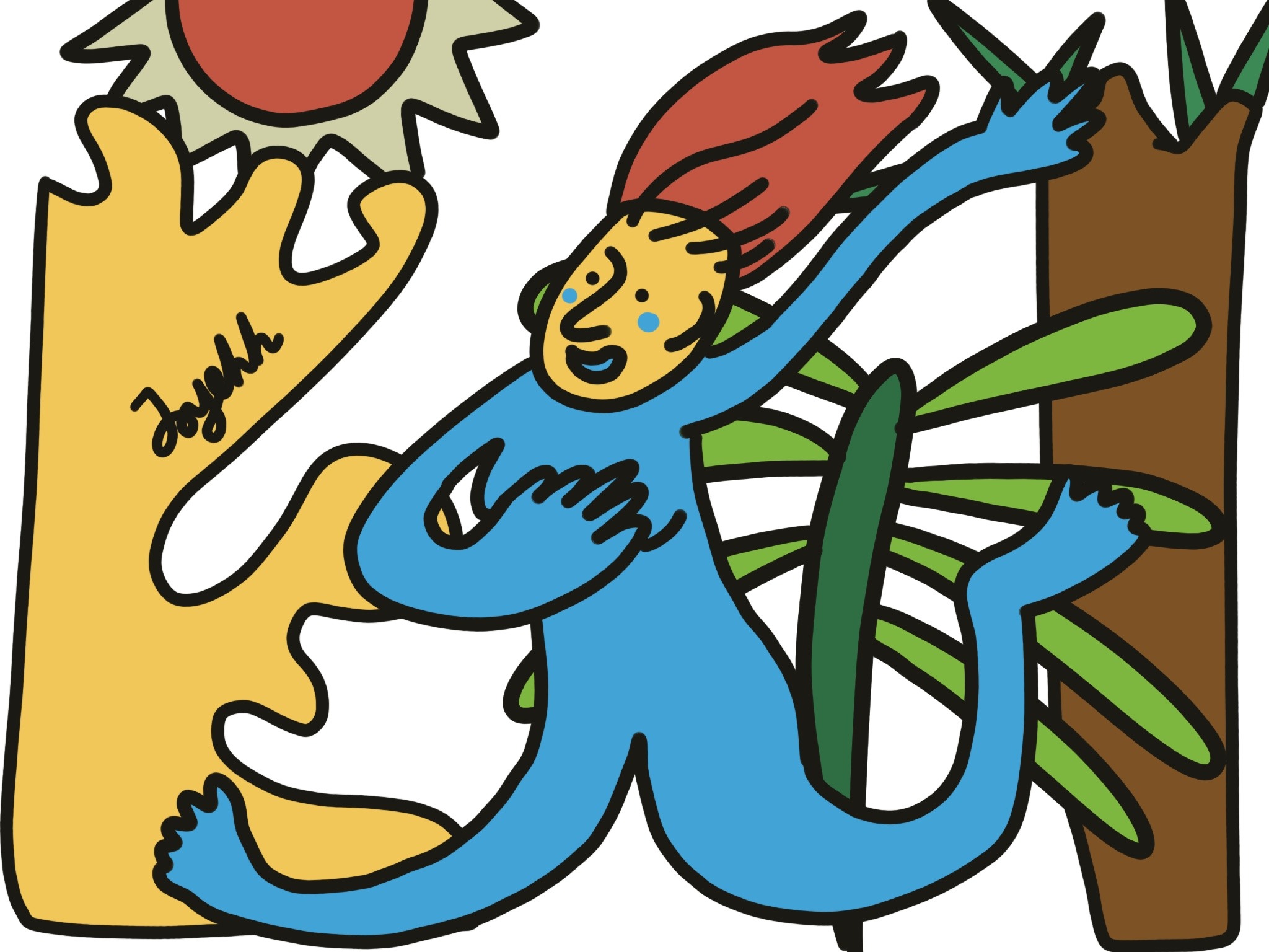 涂鸦人儿们_joyehh-站酷ZCOOL