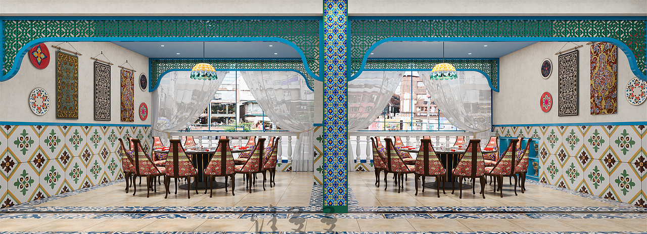 新疆风味餐厅设计_XU徐曼曼-站酷ZCOOL