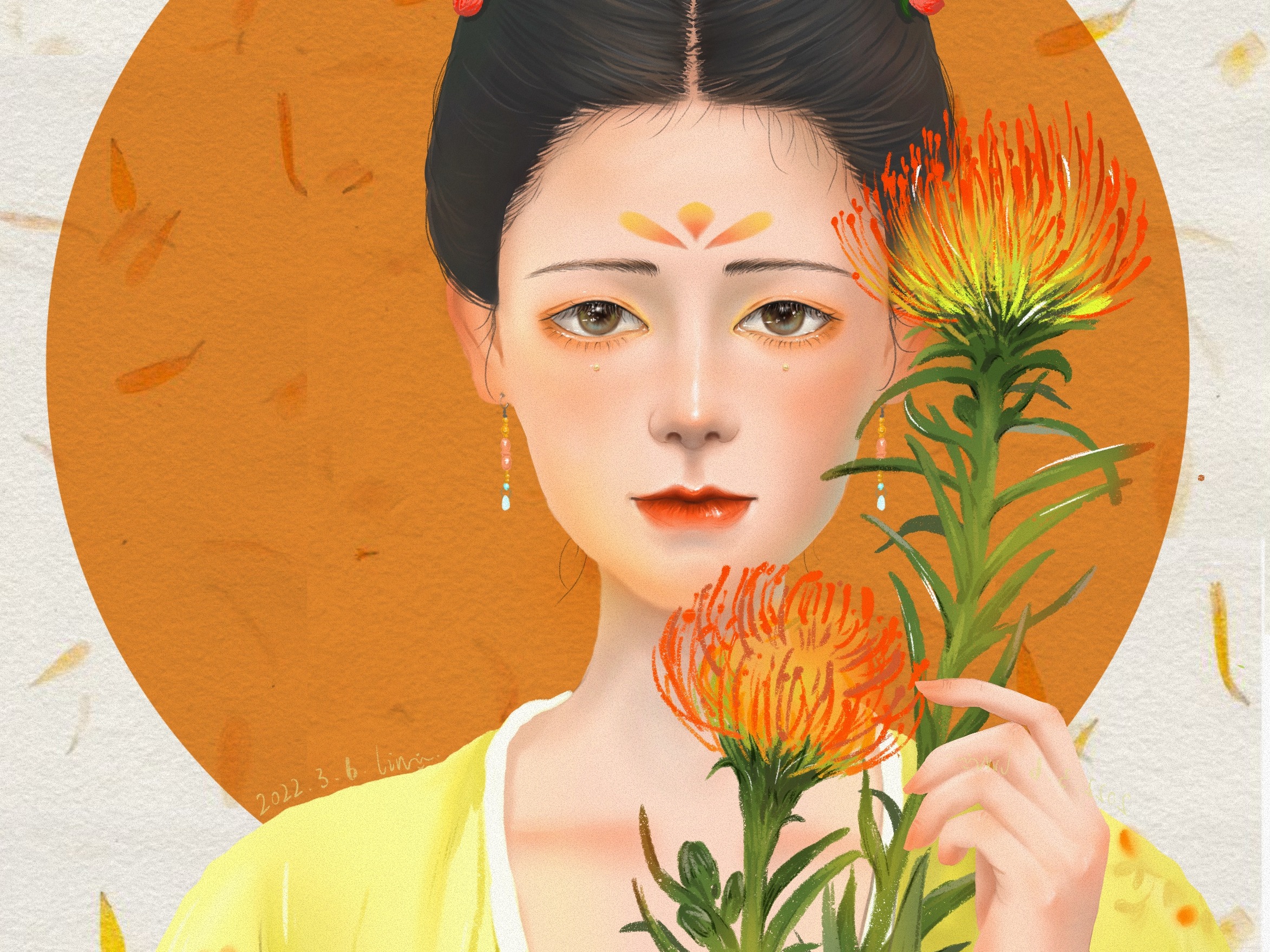 古风少女_想瘦的花花-站酷ZCOOL