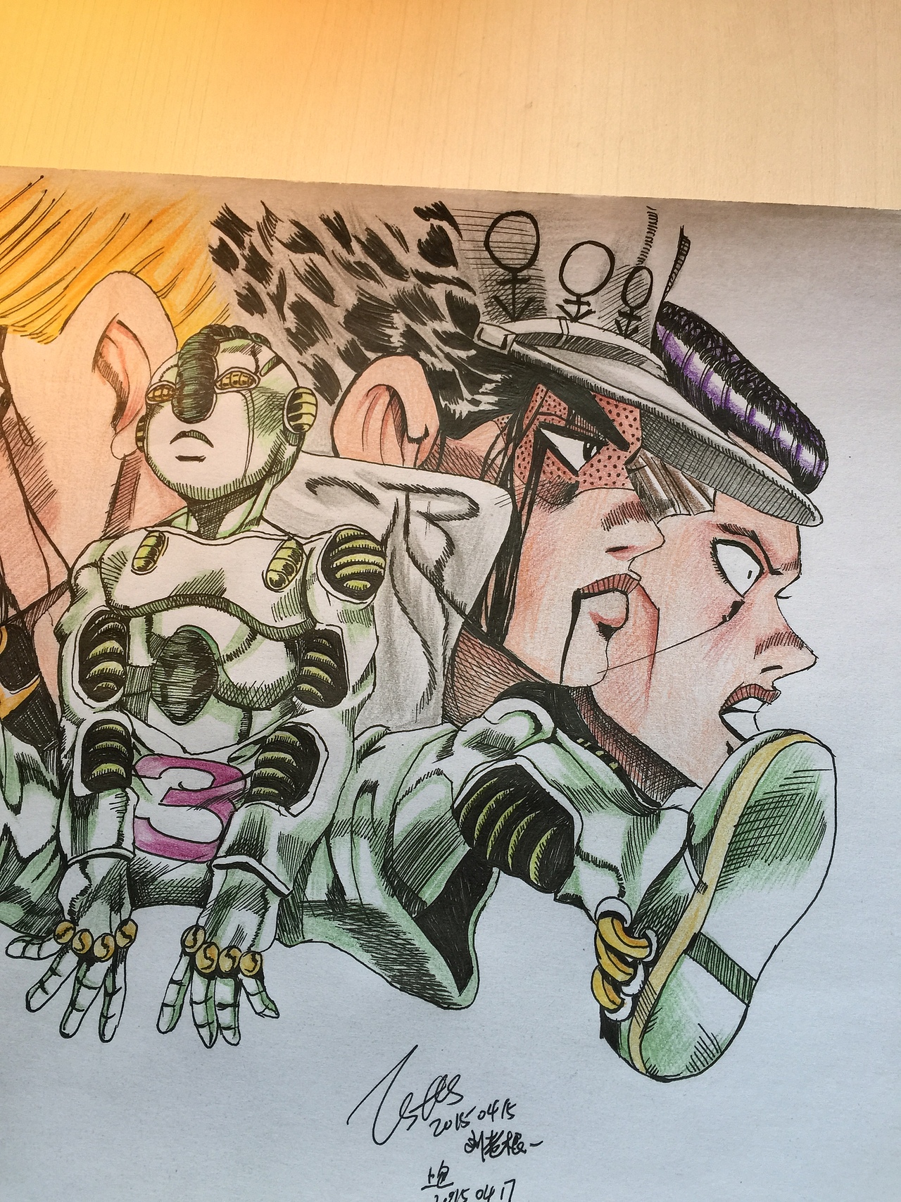 JOJO奇妙冒险 临摹手绘~_ULING飔-站酷ZCOOL