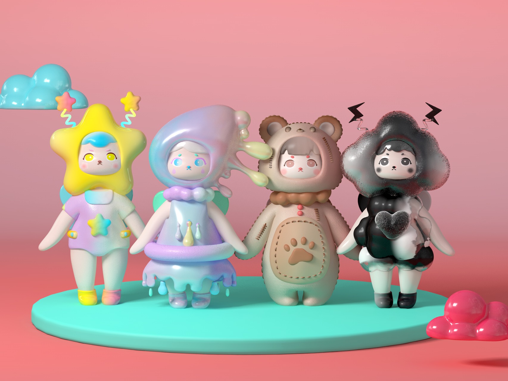 c4d ip建模_刘卓艺_Kimmy-站酷ZCOOL