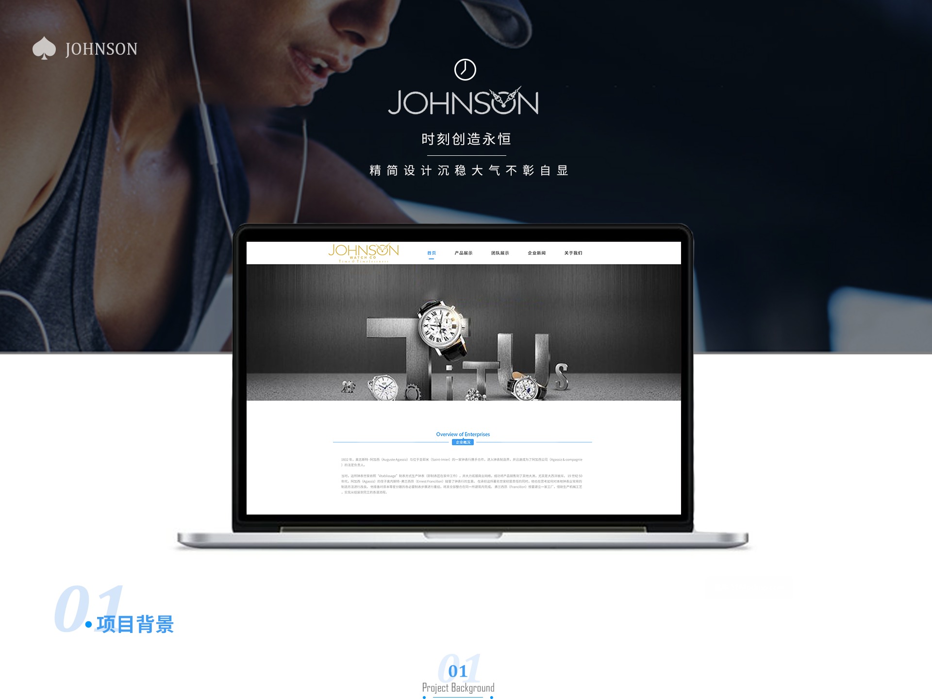 JOHNSON腕表网站_一个很哇塞的汉子-站酷ZCOOL