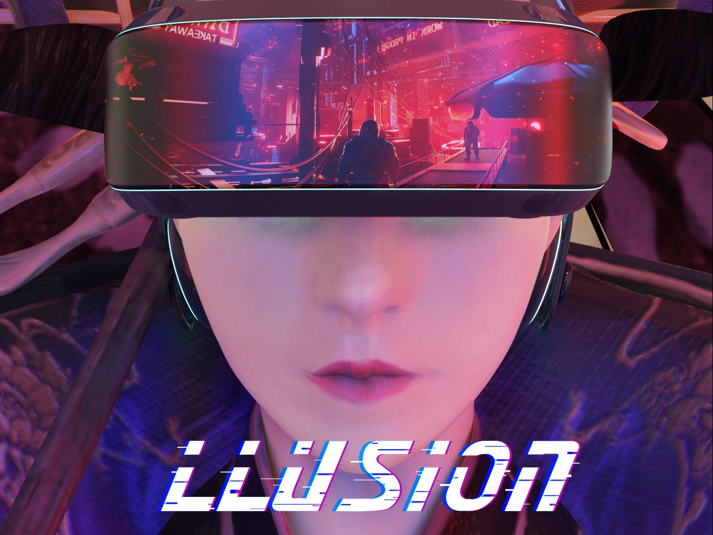 C4D VR眼镜详情页_大肠金-站酷ZCOOL