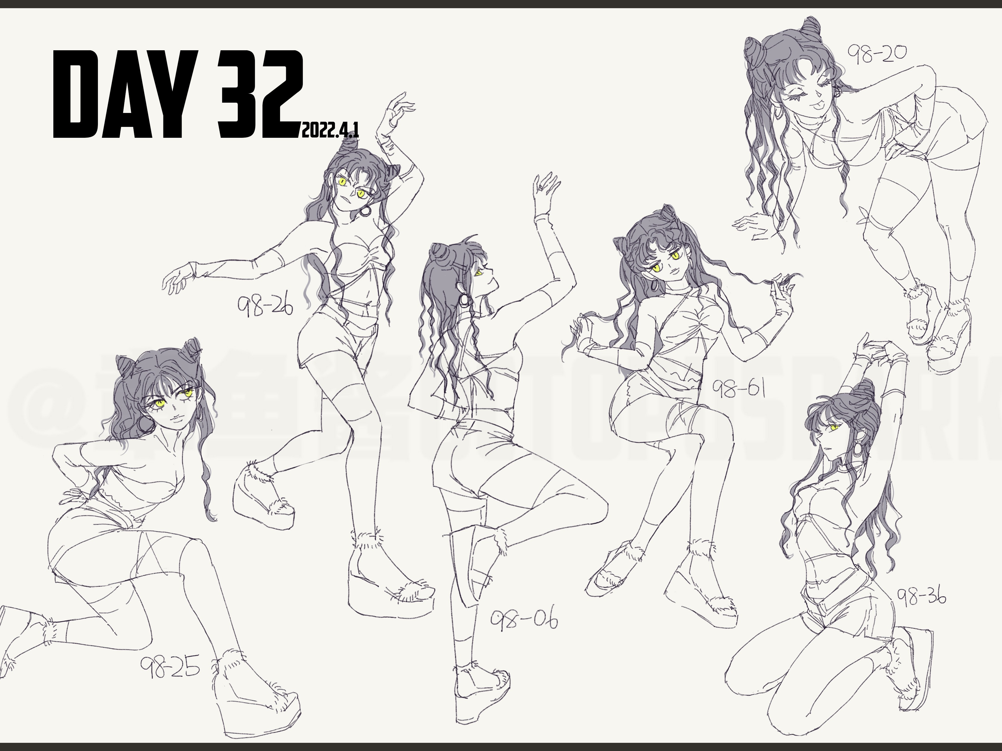 #速写60天挑战赛#Day32@速写班长_章鱼酱油-站酷ZCOOL