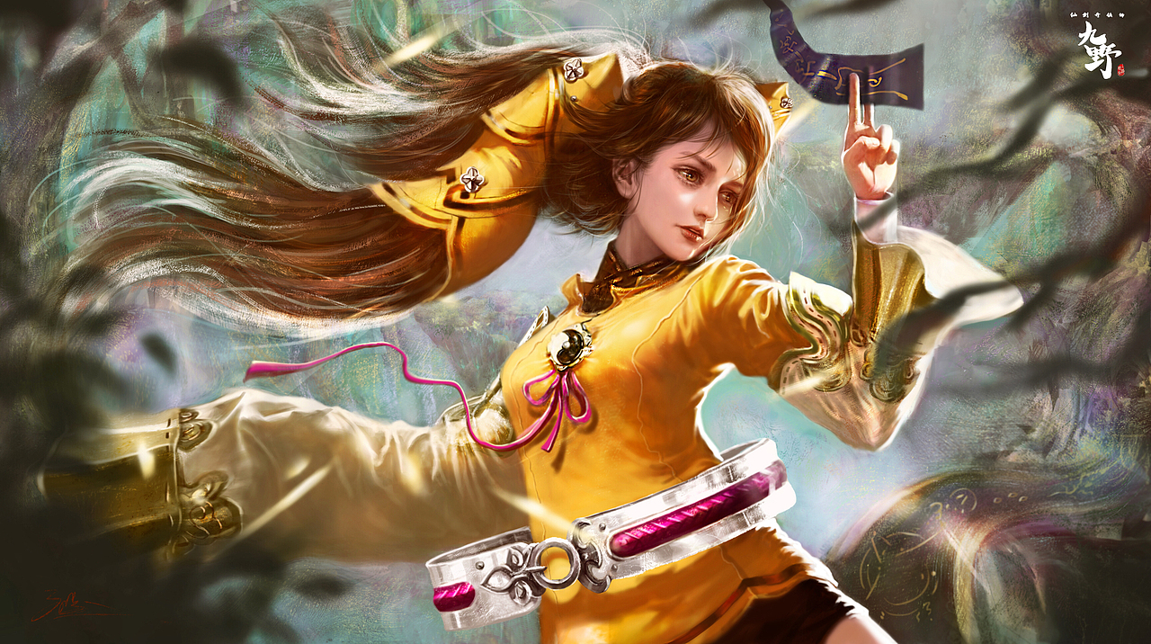 仙剑奇侠传九野朱寒樱同人_ZhUang淇-站酷ZCOOL