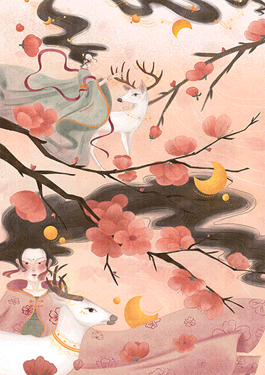 梅兰竹菊_h_SaSa-站酷ZCOOL