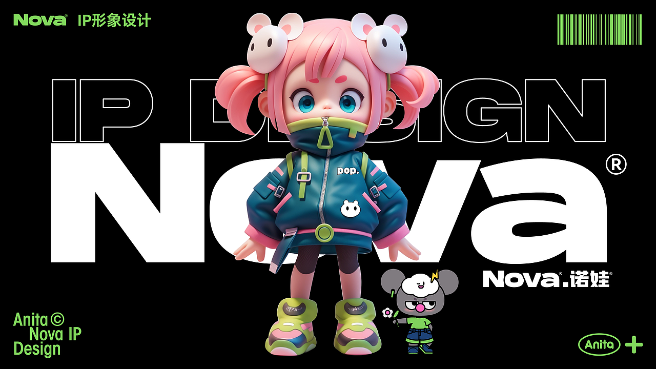 AIGC-利用SD生成角色3视图及场景海报_Anita96-站酷ZCOOL