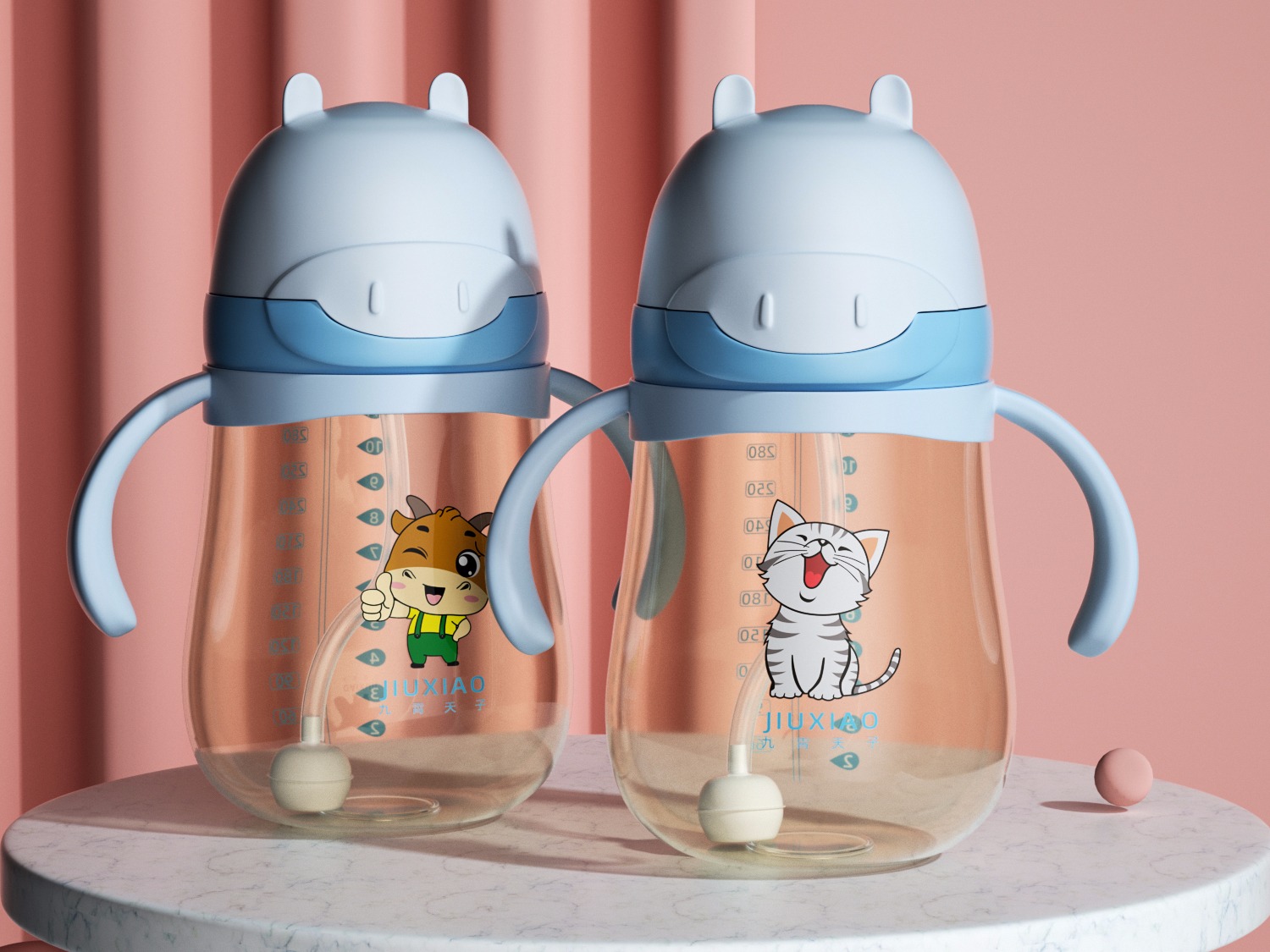 C4D奶瓶/PPSU材质_站在雨中的疯子-站酷ZCOOL